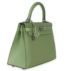 Hermès Vert Criquet Epsom Sellier Kelly 28 Phw - Green