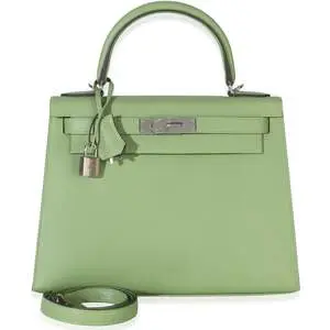 Hermès Vert Criquet Epsom Sellier Kelly 28 PHW Green