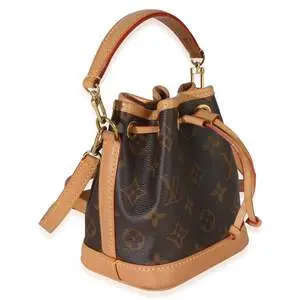 LOUIS VUITTON Monogram Canvas Nano Noe Nm Bucket Bag