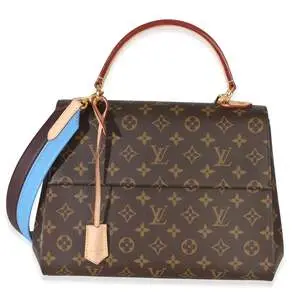 LOUIS VUITTON Monogram Canvas Cluny Mm Shoulder Bag - Brown