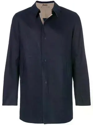 Herno Single-breasted Reversible Coat
