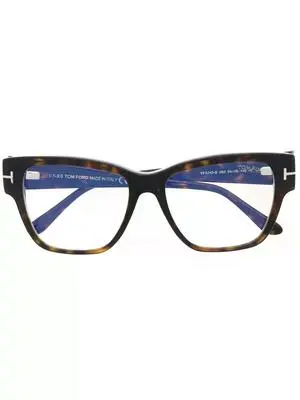 TOM FORD Square-frame Glasses - Brown