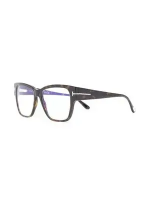 TOM FORD Square-frame Glasses - Brown