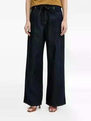 TRUSSARDI Drawstring Wide-leg Jeans