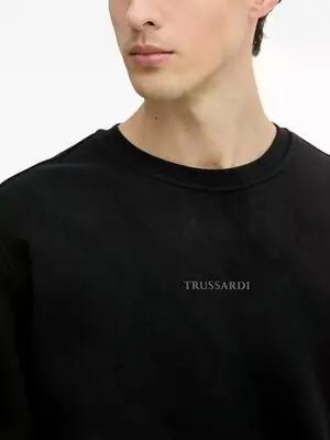 TRUSSARDI Logo Print Crew Neck Sweater