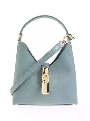 Furla Mini Iride Leather Tote Bag - Blue