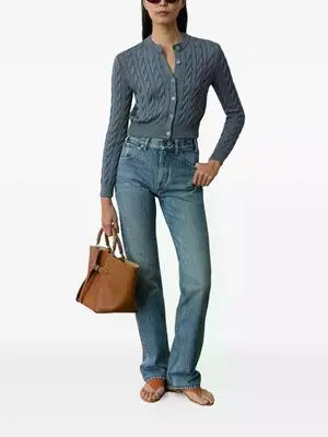 Ralph Lauren Cable-knit Cropped Cardigan