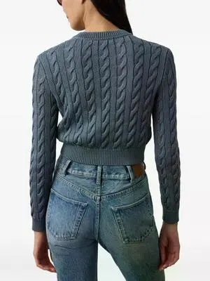Ralph Lauren Cable-knit Cropped Cardigan