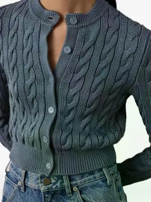 Ralph Lauren Cable-knit Cropped Cardigan