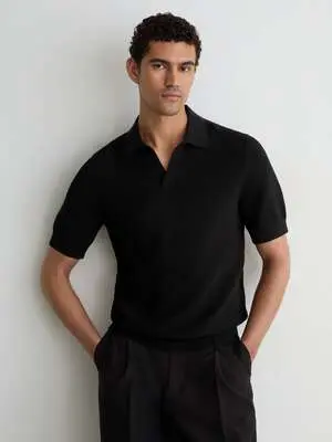 Reiss Open Collar Polos For Men