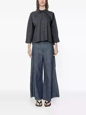SUSANNE BOMMER Relaxed Fit Gathered Blouse