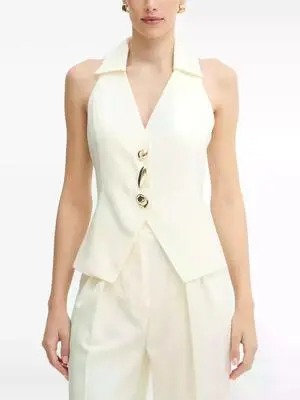 SIMONA CORSELLINI Sculptural-button Waistcoat