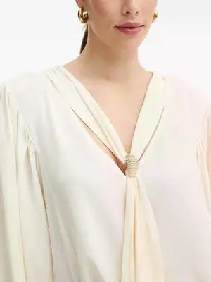 SIMONA CORSELLINI Tie-neck Blouse