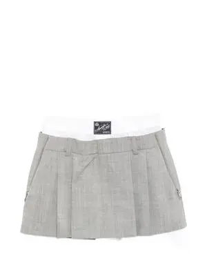 Alexander Wang Pleated Skort With Zip Detail
