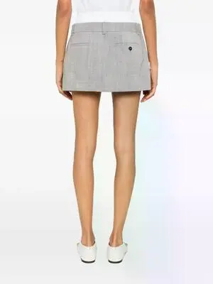 Alexander Wang Pleated Skort With Zip Detail