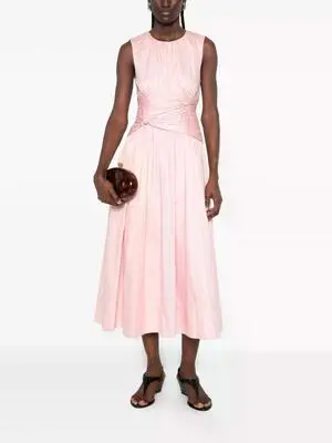 Aje Agatha Knot-detail Midi Dress