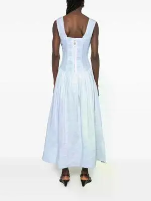 Aje Spirelle Panelled Midi Dress - Blue