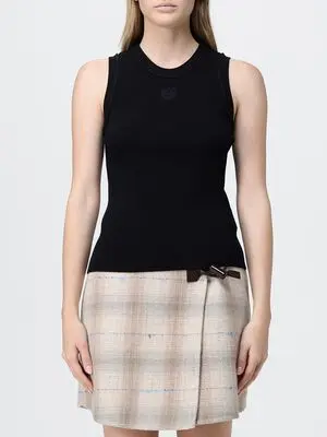 Loewe Ribbed Tank Top With Logo Detail