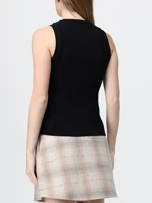 Loewe Ribbed Tank Top With Logo Detail