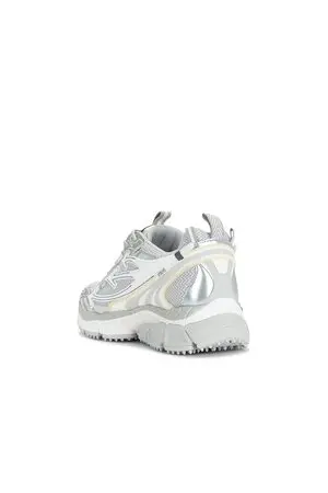 Off-White Be Right Back" Mesh Sneakers - Grey & Silver