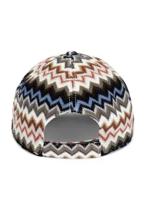 Missoni Zigzag Patterned Baseball Cap