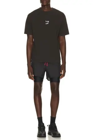 DISTRICT VISION Log Off Tee - Brown