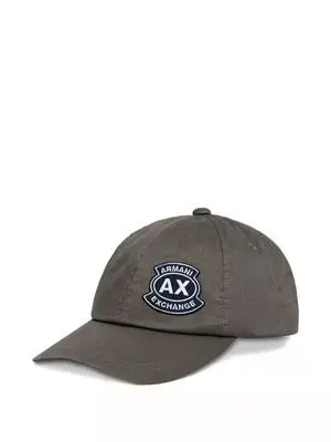 Armani Exchange Logo Patch Baseball Cap - Green