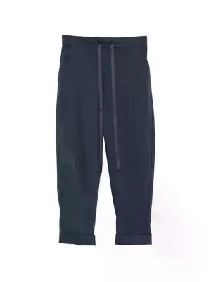 ZANETTI Drawstring Turn-up Trousers