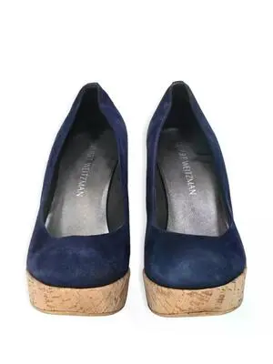STUART WEITZMAN Corkswoon Wedge Pumps