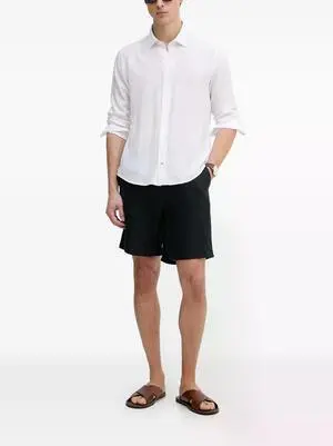 TRUSSARDI Embroidered Logo Drawstring Shorts