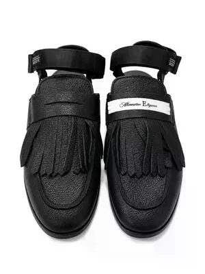 BED J.W. FORD Loafer-style Suede Sandals