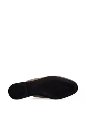 Marc O'polo Suede Slides With Logo Print