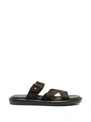 JOHN HARRISON Crossover Suede Sandals