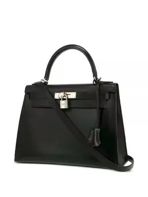 Hermès 28 Kelly Handbag - Black