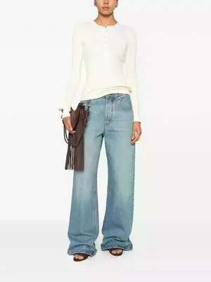 Citizens Of Humanity Drea Waffle-knit Top - Neutrals