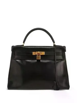 Hermès 1991 32 Kelly Handbag - Black