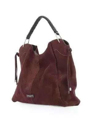 GIANNI CHIARINI Era Suede Tote Bag - Red