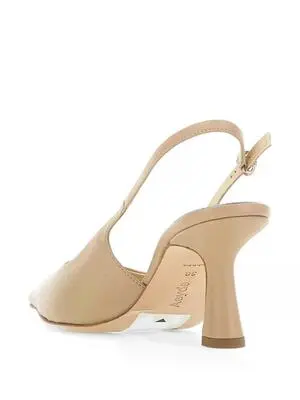 AeydĒ Fernanda Slingback Heeled Pumps - Neutrals