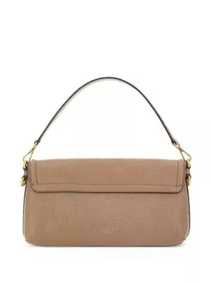 GIANNI CHIARINI Bea Maxi Grain Leather Shoulder Bag - Neutrals