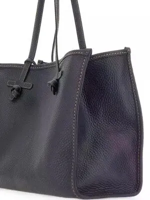 MARCELLA CLUB Marcella Pebbled Leather Shoulder Bag - Blue