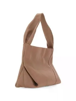 GIANNI CHIARINI Suria Grained Leather Shoulder Bag - Neutrals