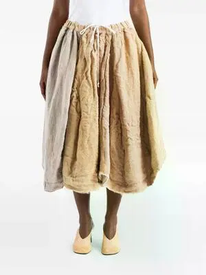 Comme Des Garçons Textured Midi Skirt