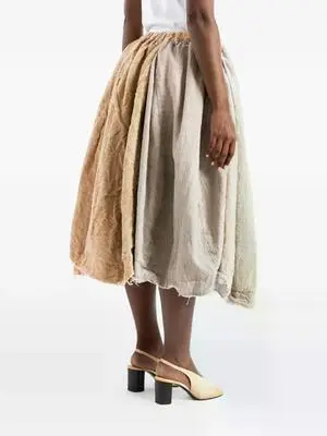 Comme Des Garçons Textured Midi Skirt