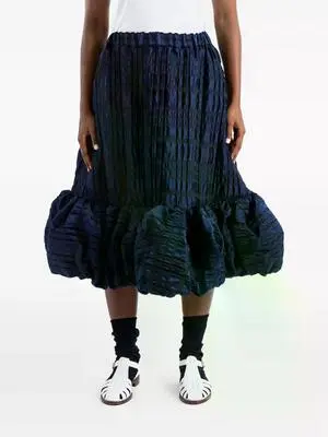 Noir Kei Ninomiya Ruched Midi Skirt