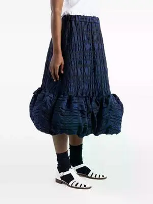 Noir Kei Ninomiya Ruched Midi Skirt