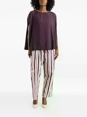 CASEY CASEY Striped Drawstring Trousers
