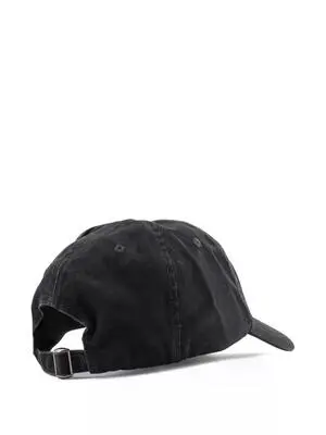 WOODBIRD Logo Embroidered Cotton Cap - Black