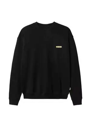 WOODBIRD Cane Lion Logo-print Cotton Sweater