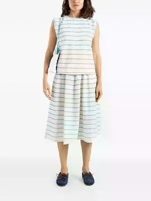 BIELO Striped Knit Top