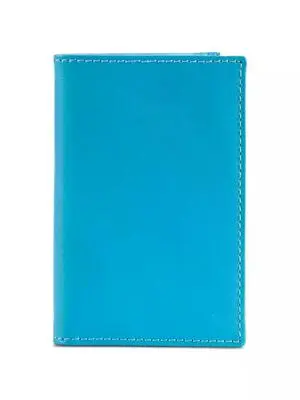 Comme Des Garçons Bifold Leather Wallet - Blue